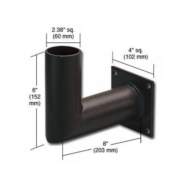 2 3/8" 90 Degree Wall-Mount Bracket - HX Lighting, Inc.